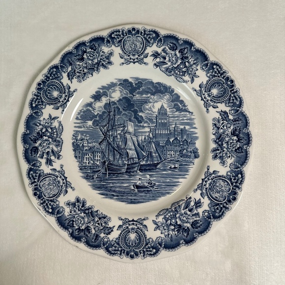 Dining | Historical Ports Of England 1 In Dinner Plate Port Of Bristol ...